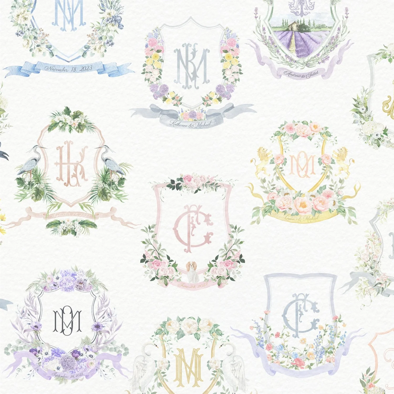Wedding Crests and Monograms