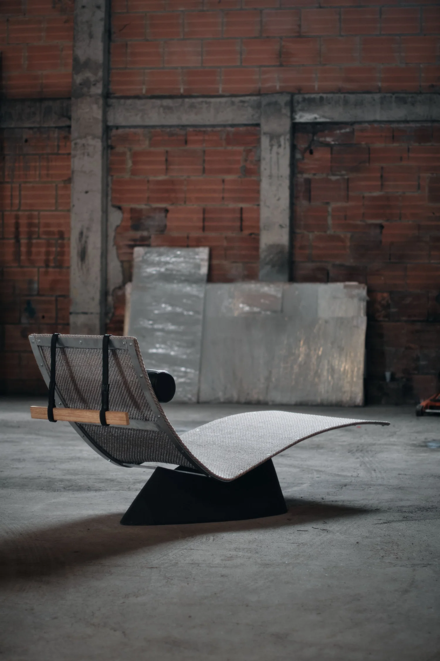 Luxury limited edition chaise by the Yakisugi furniture studio ...