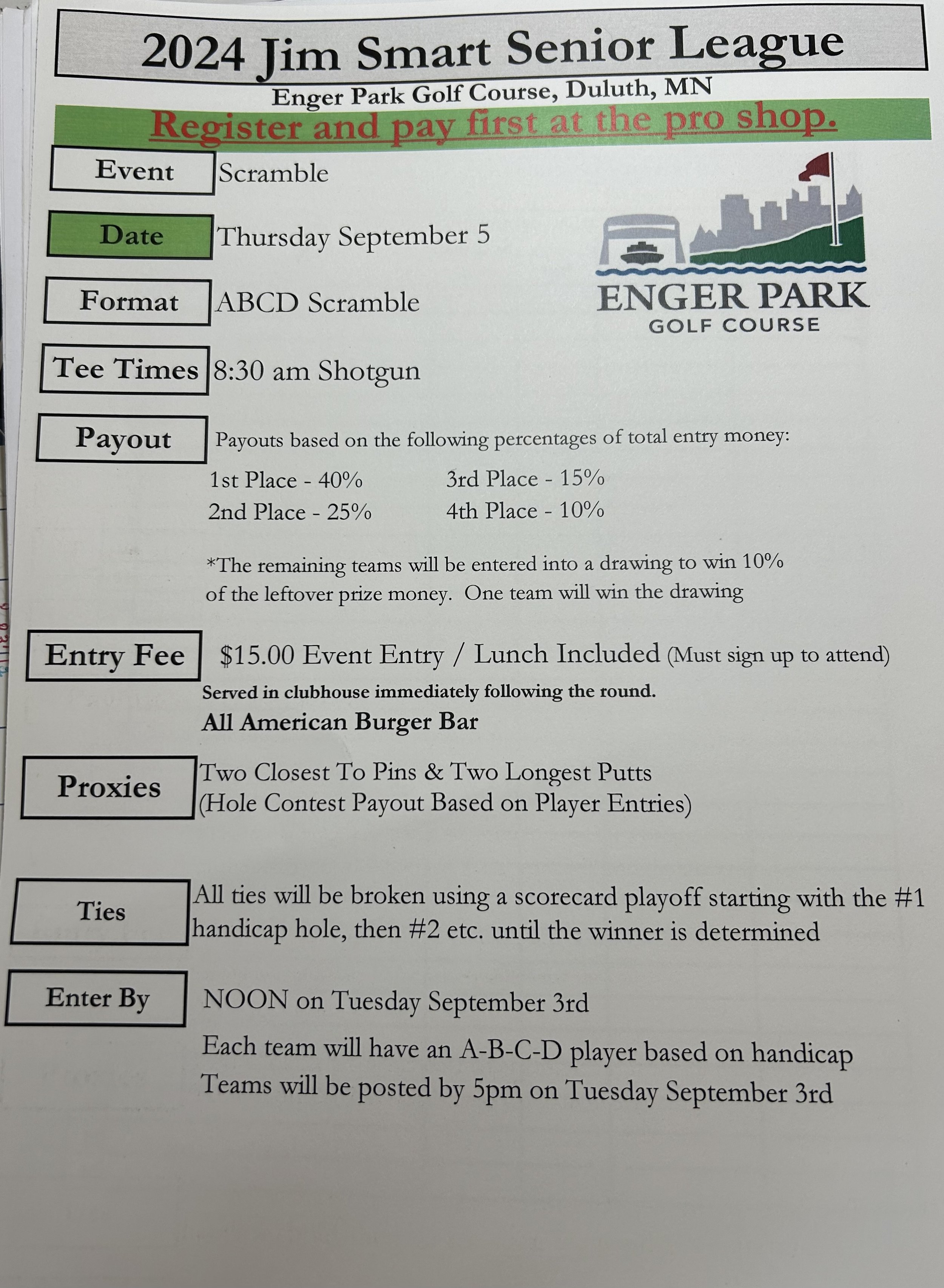 Jim Smart Golf League