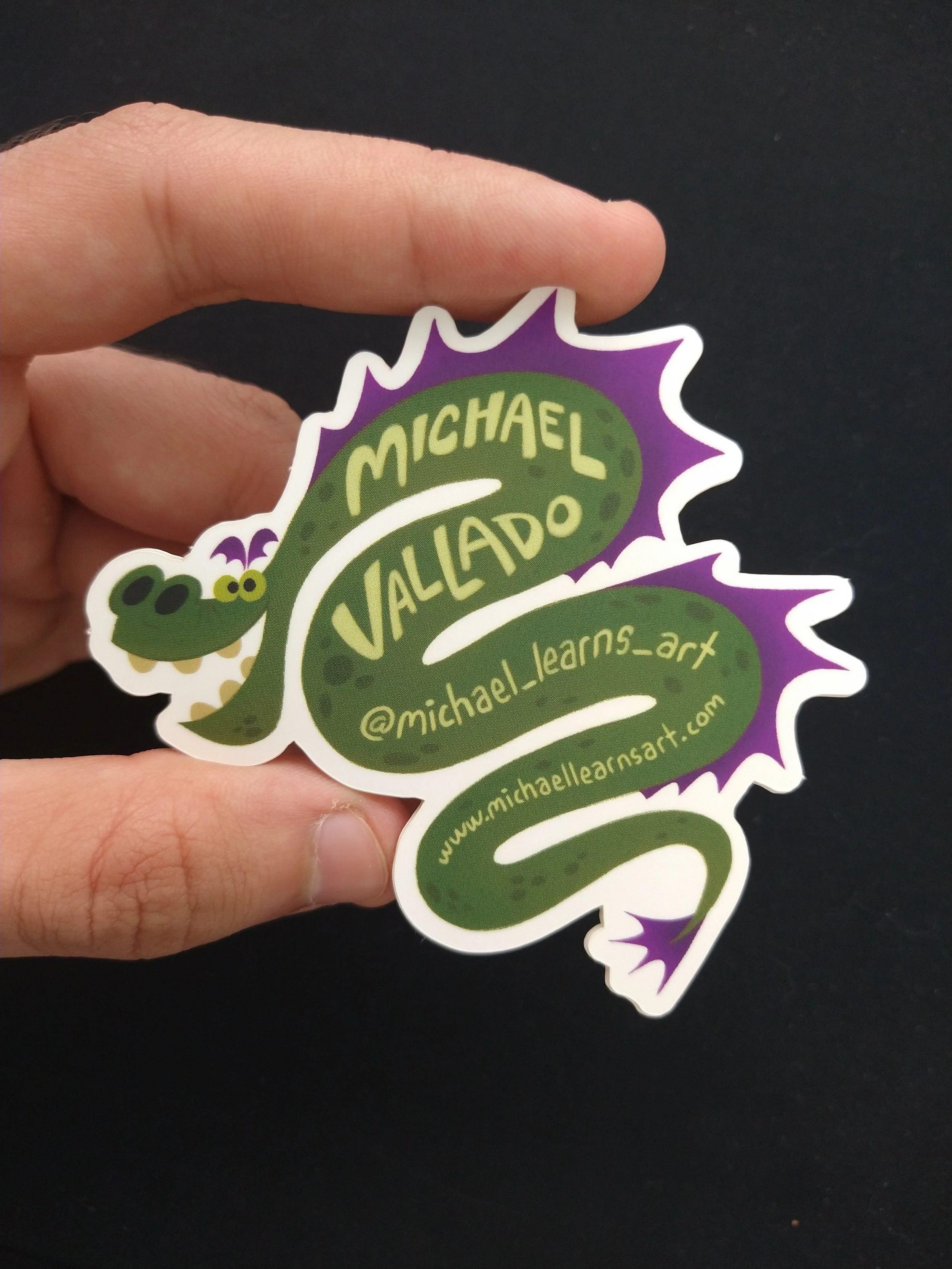 Sea Serpent Brand Sticker — Michael Vallado