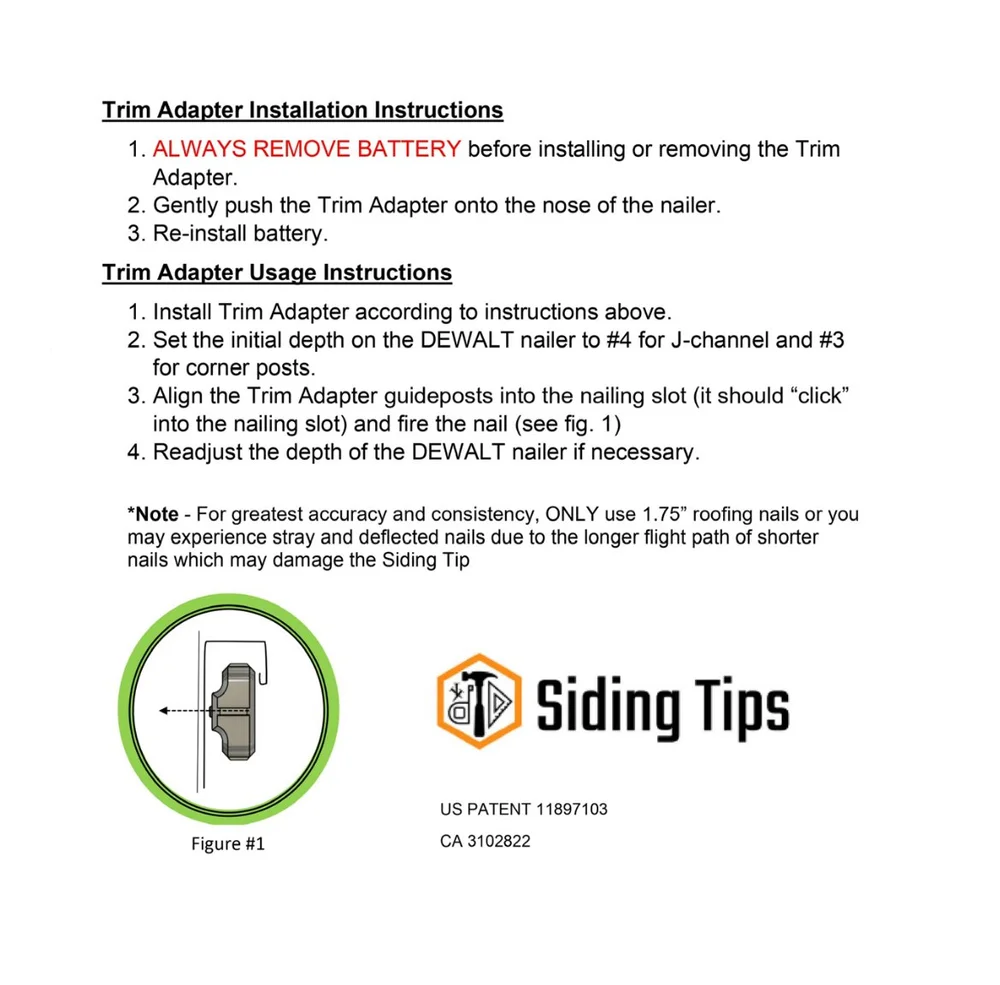 Siding Tips