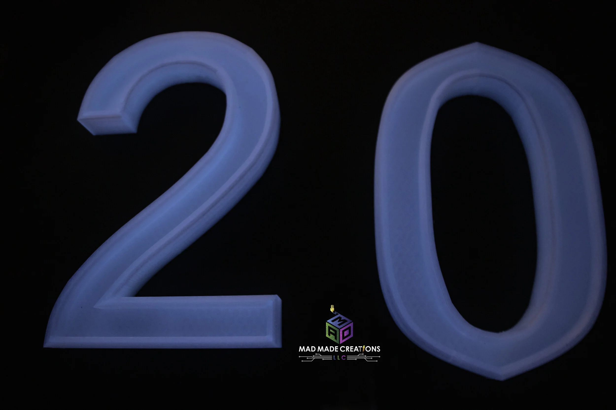 House Numbers - MAD Made Creations LLC |Large Glow In the Dark House ...