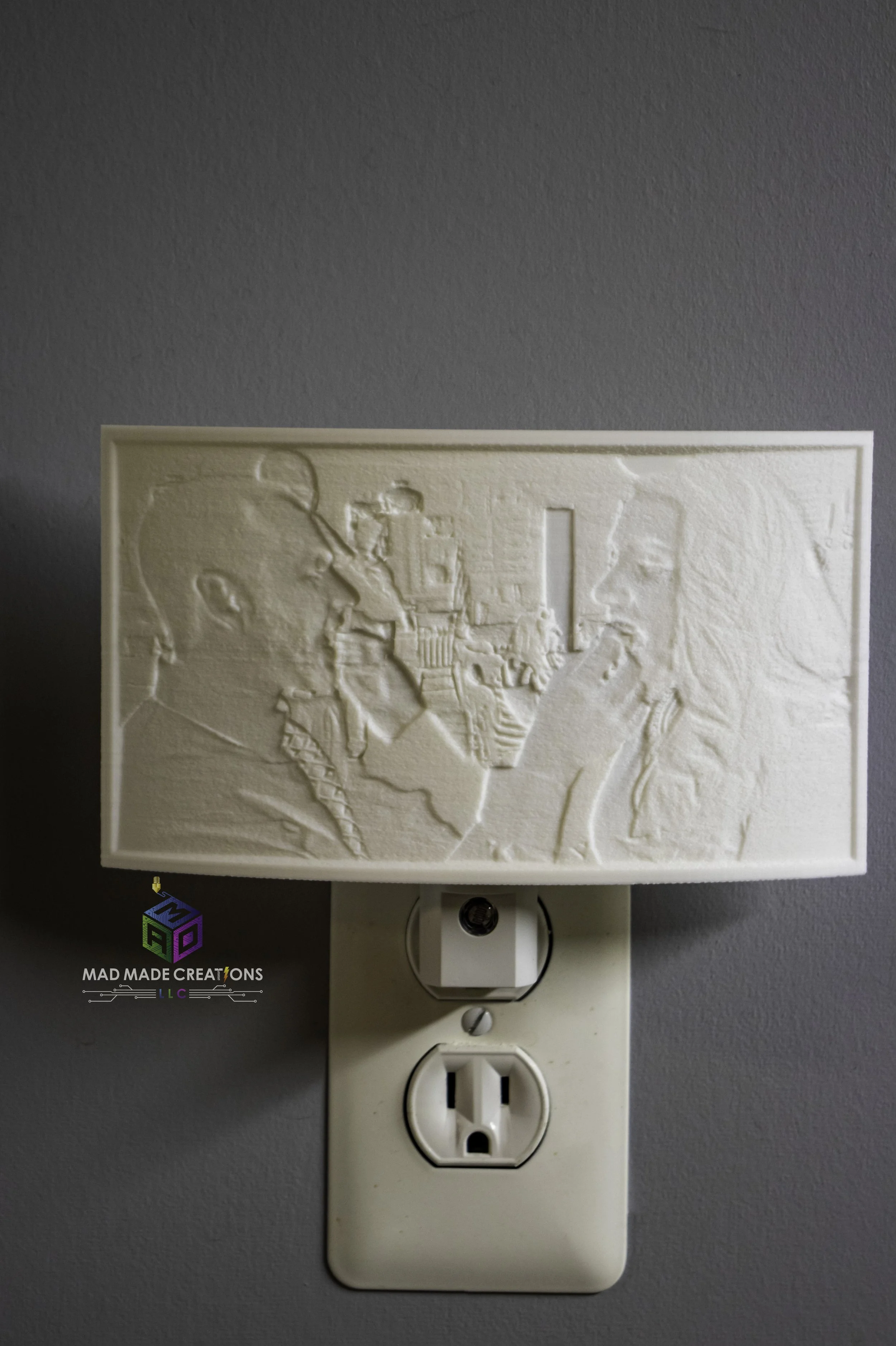 Personalized LED Lithophane Night Light- MAD Made Creations LLC ...