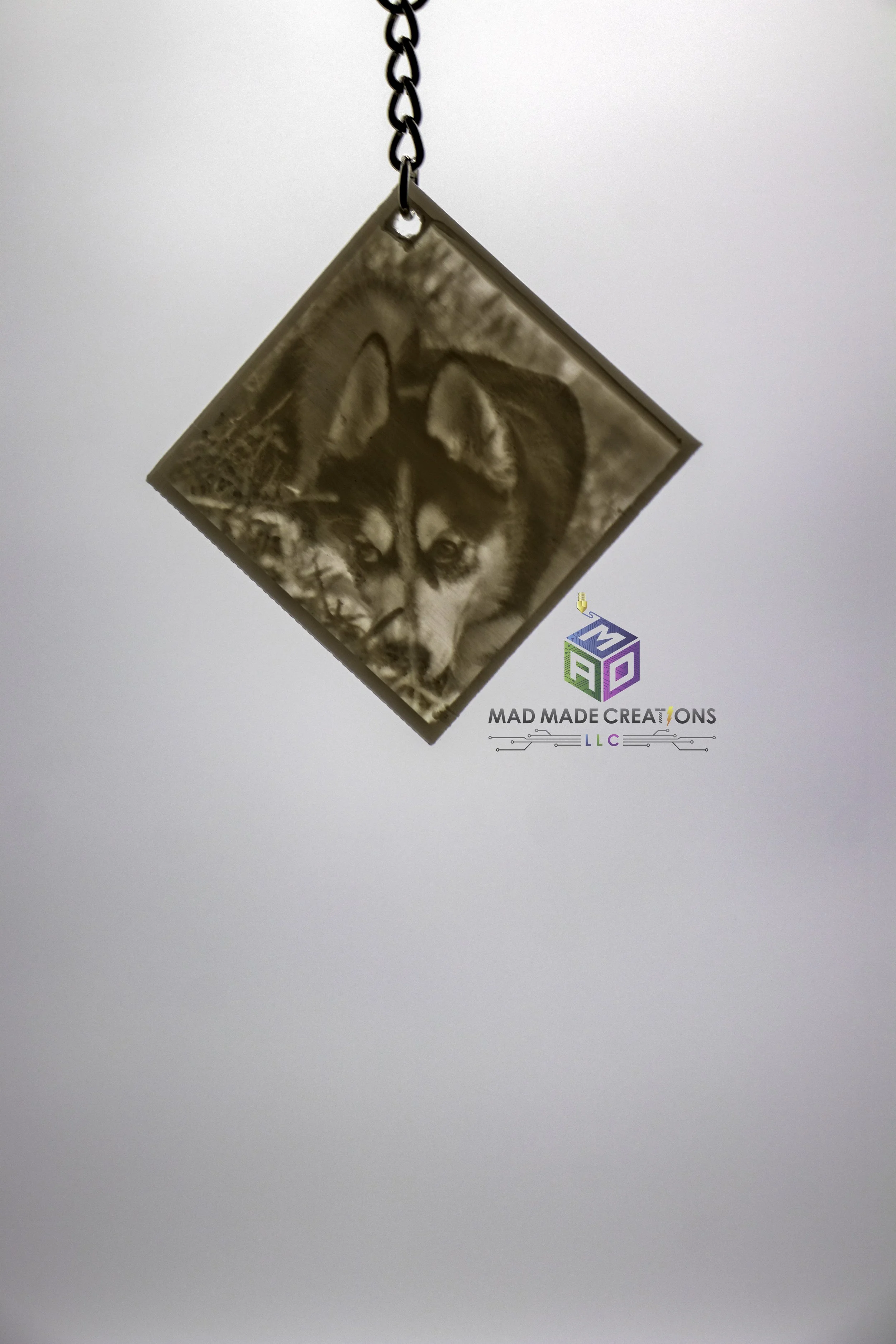 Personalized 3D Printed LED Moon Lithophane-MAD Made Creations LLC ...