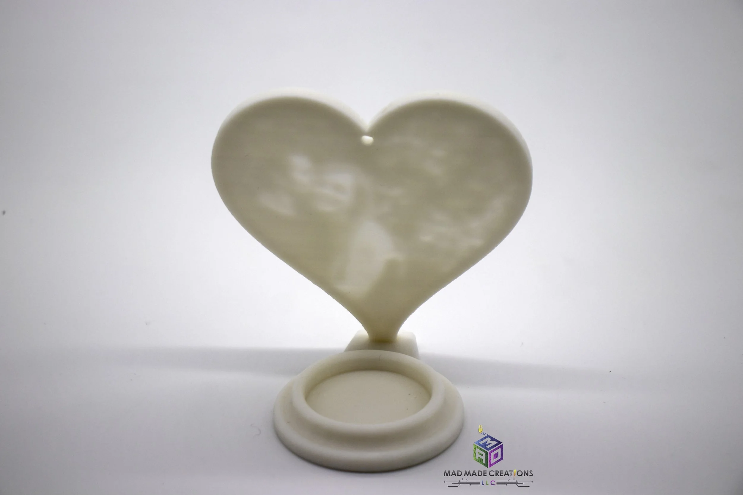 Personalized Heart Lithophane - MAD Made Creations LLC | Custom Heart ...