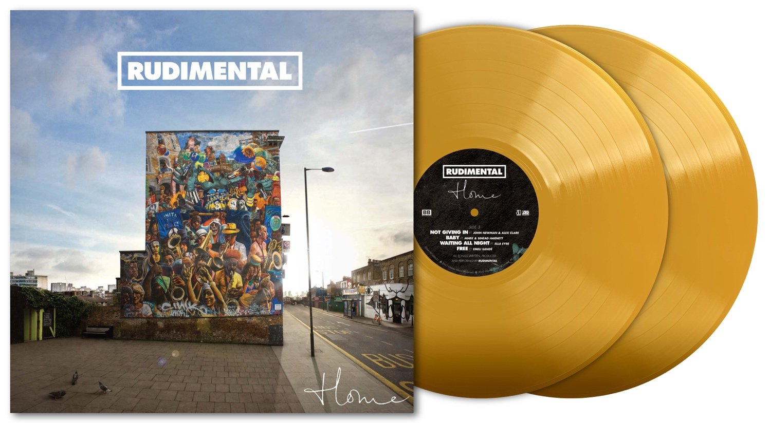 Rudimental LP: Home (10th Anniversary Edition Gold vinyl) ***Release ...