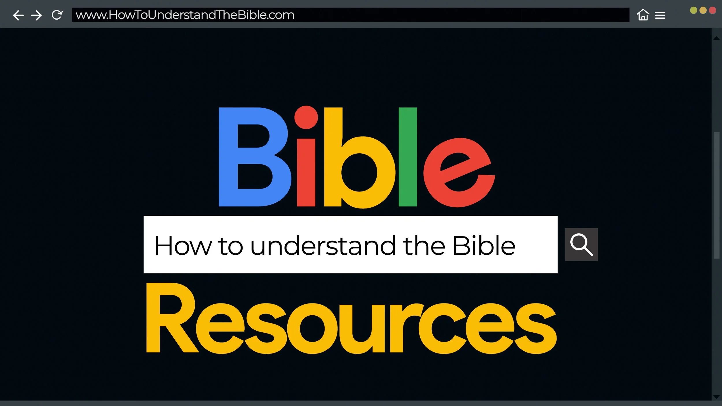 How To Understand The Bible Resources - Orchard.Church | Brighton, CO