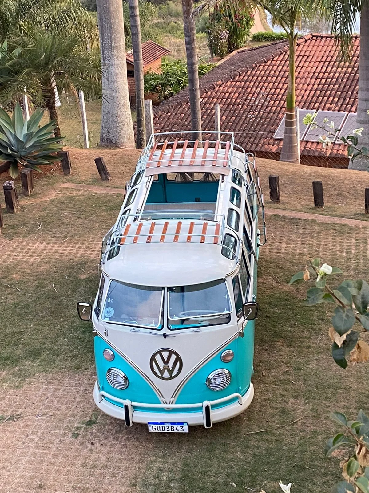 T1 split window bus samba replica 1970 — Brazilian Classic Cars
