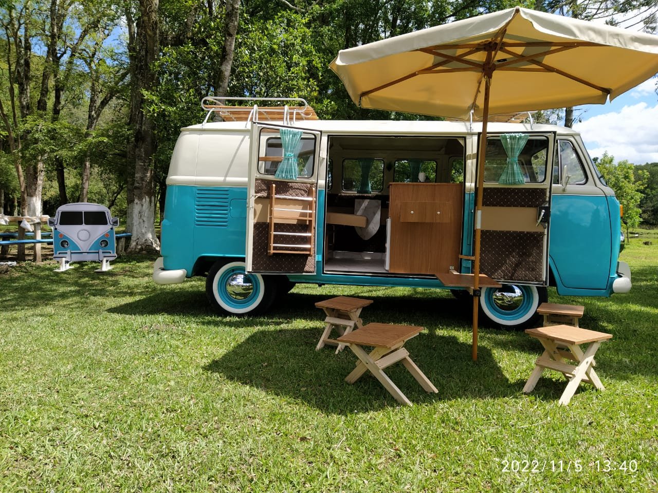 VW T2 baywindow bus camper van 1986 — Brazilian Classic Cars