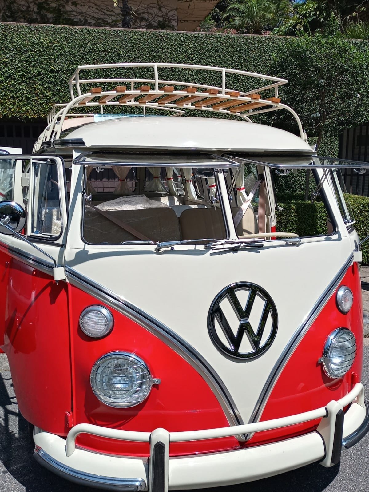 VW T1 splitwindow bus samba bus 1974 — Brazilian Classic Cars