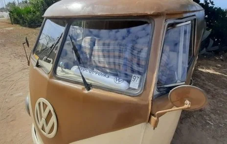 VW T1 splitwindow bus panel van 1974 — Brazilian Classic Cars