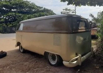 VW T1 splitwindow bus panel van 1974 — Brazilian Classic Cars