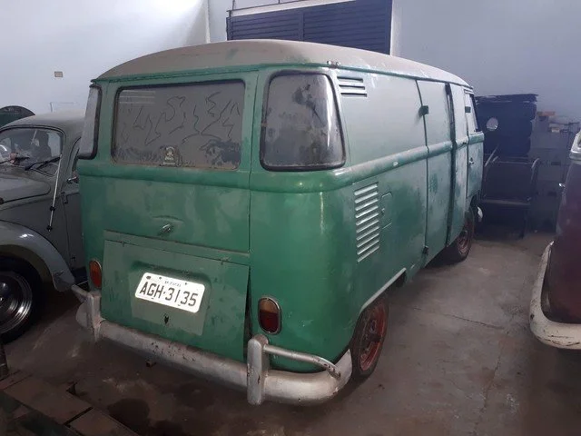 VW T1 splitwindow bus panel van 1973 — Brazilian Classic Cars
