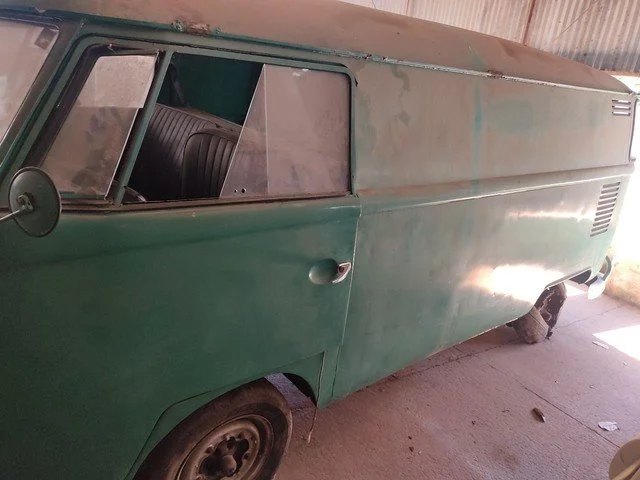 VW T1 splitwindow bus panel van 1973 — Brazilian Classic Cars