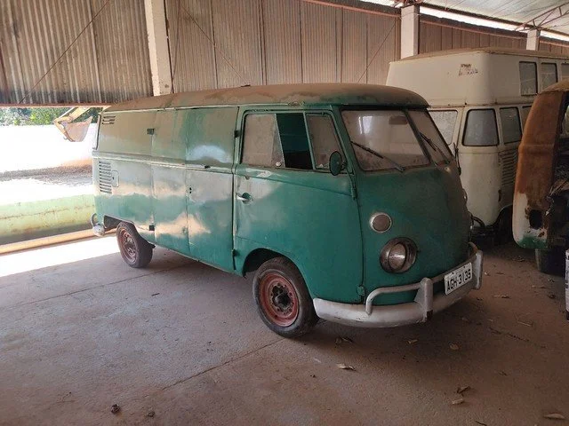 VW T1 splitwindow bus panel van 1973 — Brazilian Classic Cars