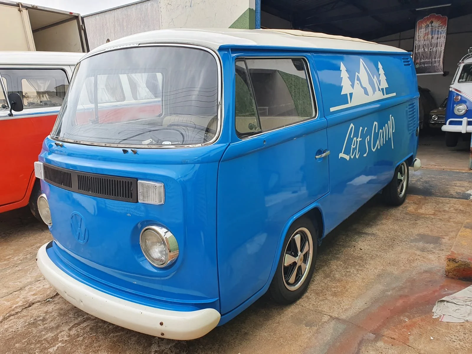 VW T2 baywindow bus camper van 1985 — Brazilian Classic Cars