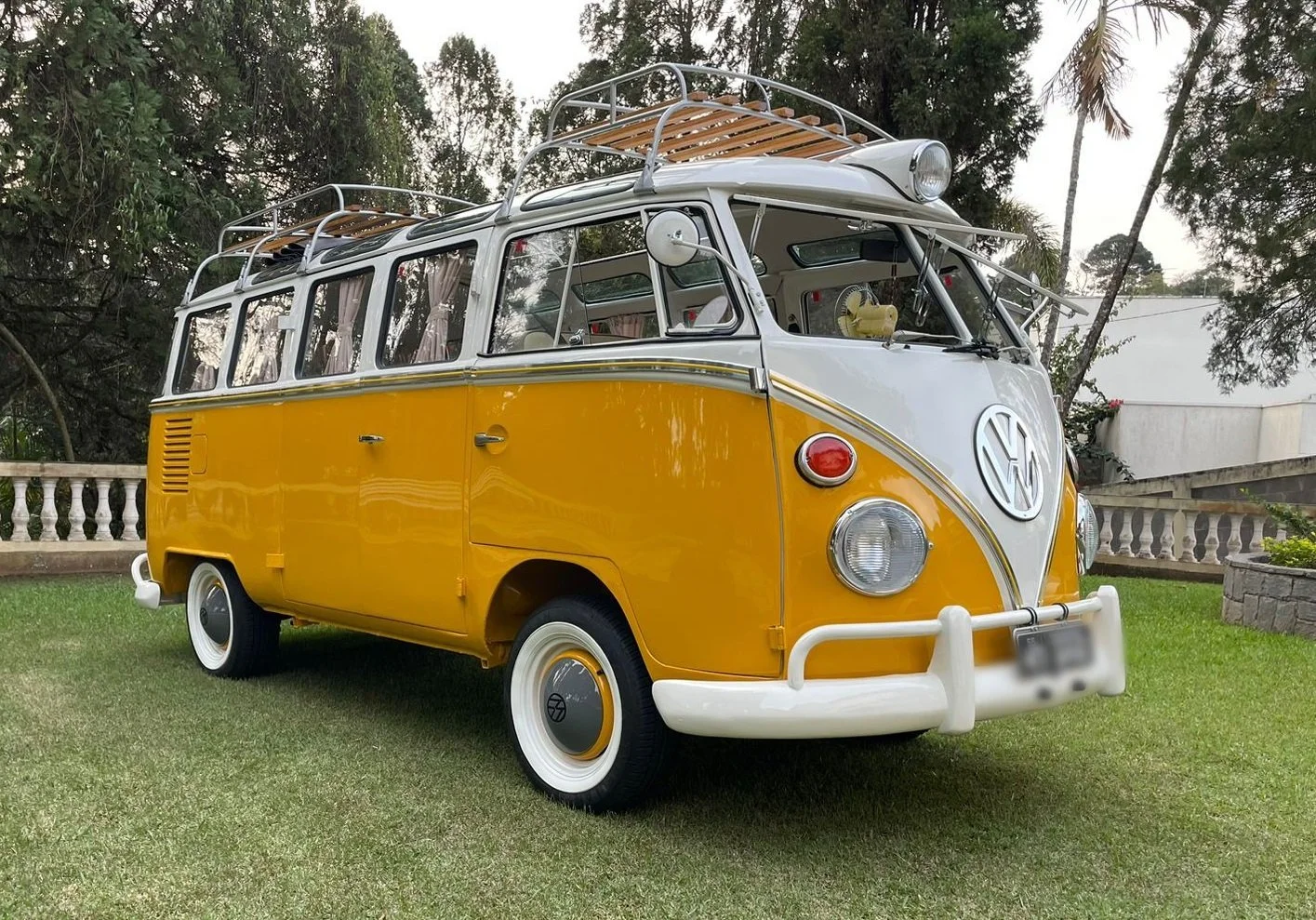 VW T1 splitwindow bus samba replica 1973 — Brazilian Classic Cars