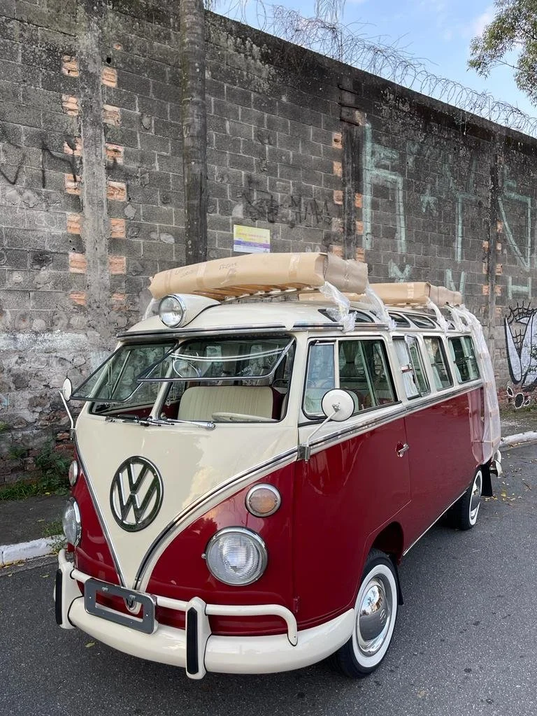 VW T1 splitwindow bus samba replica 1973 — Brazilian Classic Cars