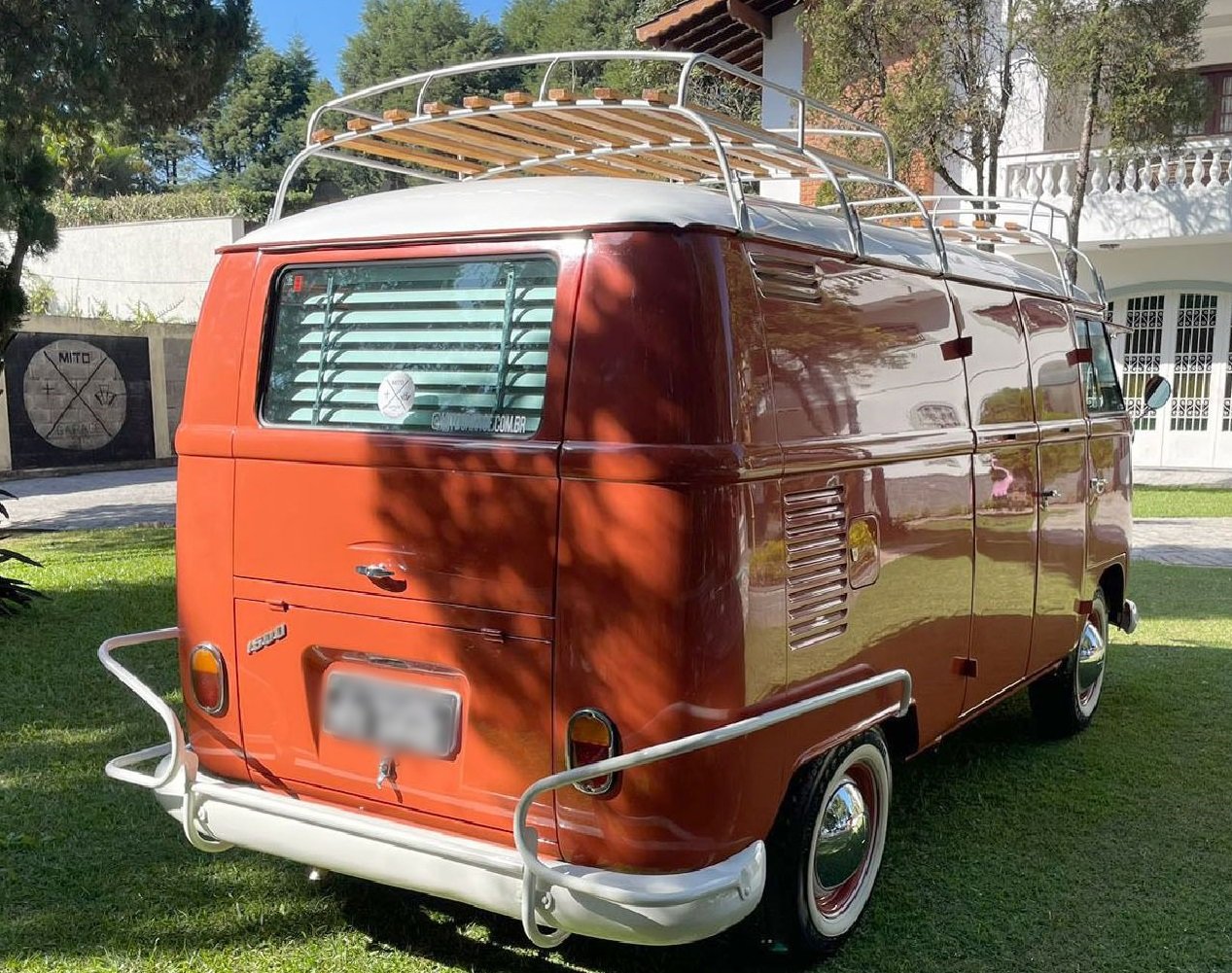 VW T1 splitwindow bus panel van 1973 — Brazilian Classic Cars