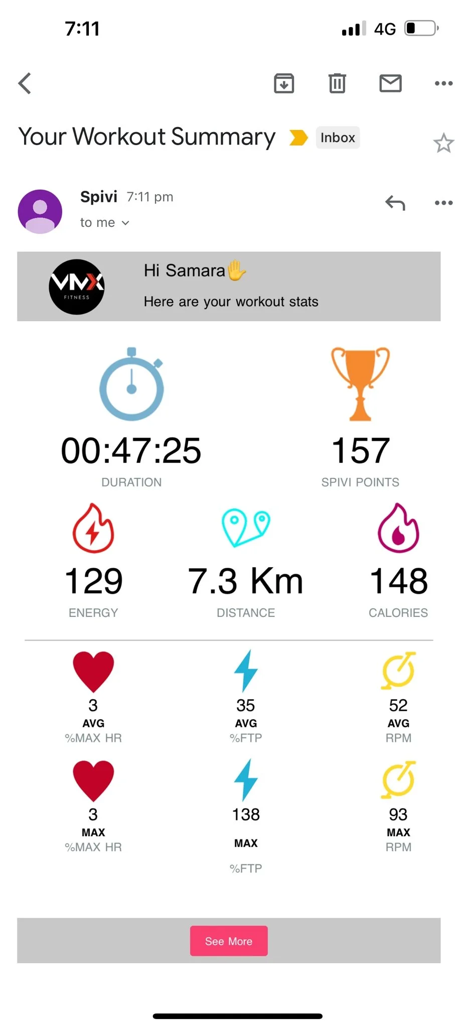 SPIN — VMX FITNESS