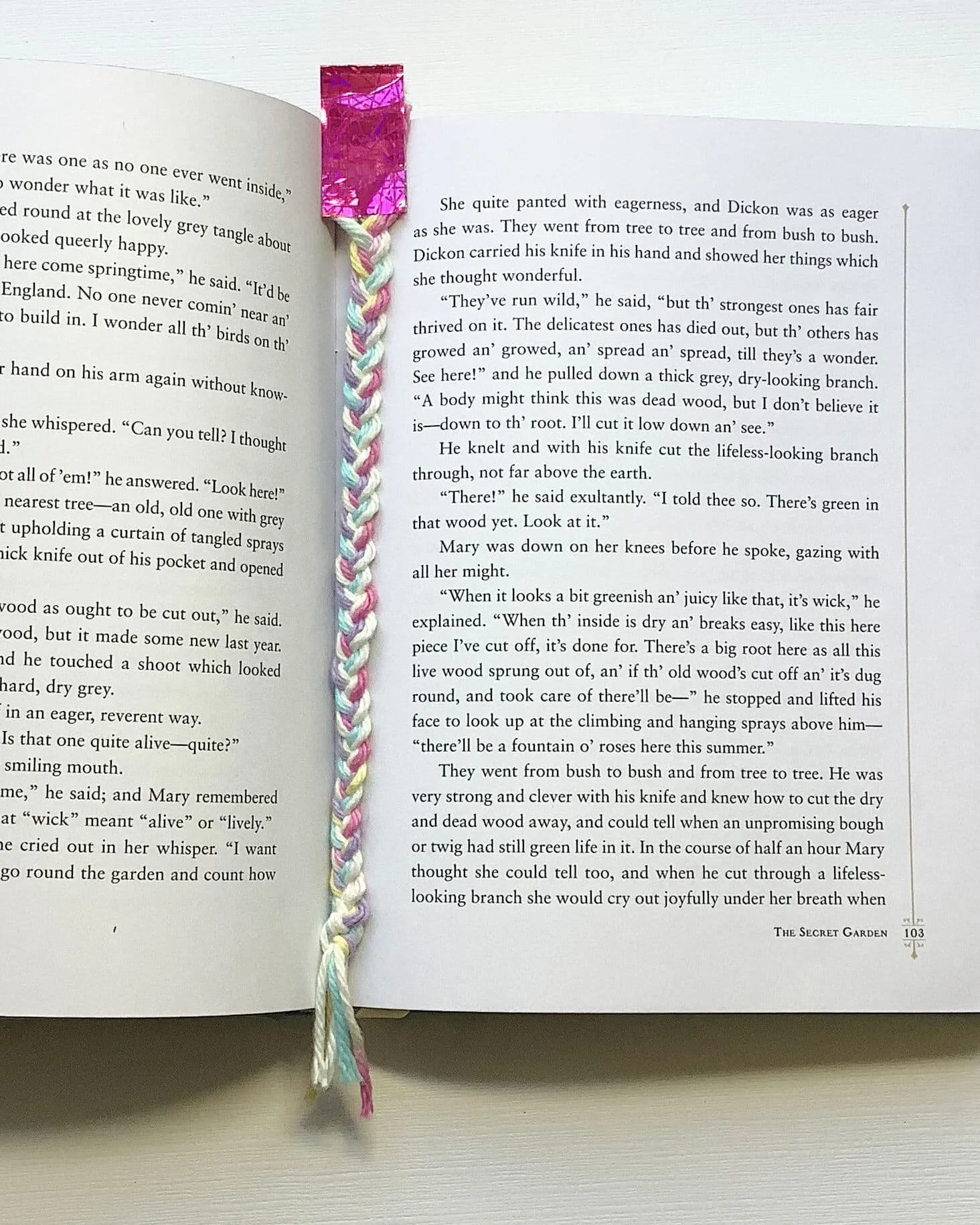 Handmade Yarn Bookmarks; Simple enough for Preschoolers — The Budding ...