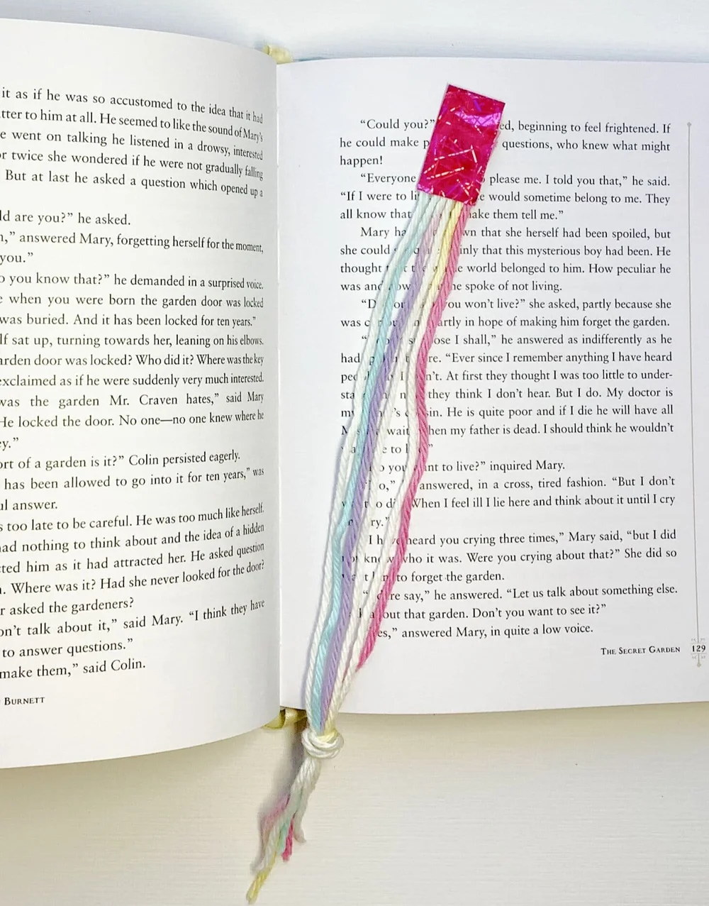 Handmade Yarn Bookmarks; Simple enough for Preschoolers — The Budding ...