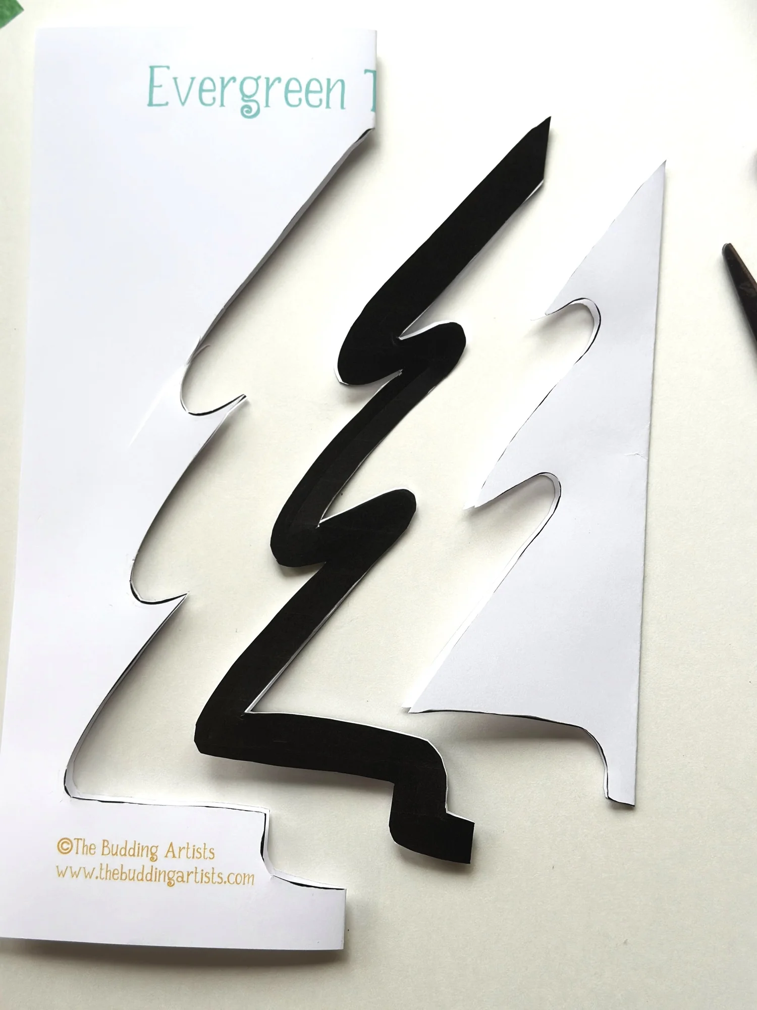 Stained Glass Christmas Tree Craft — The Budding Artists