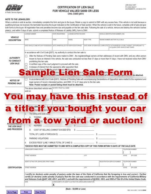 Paperwork FAQ — WE BUY CARS
