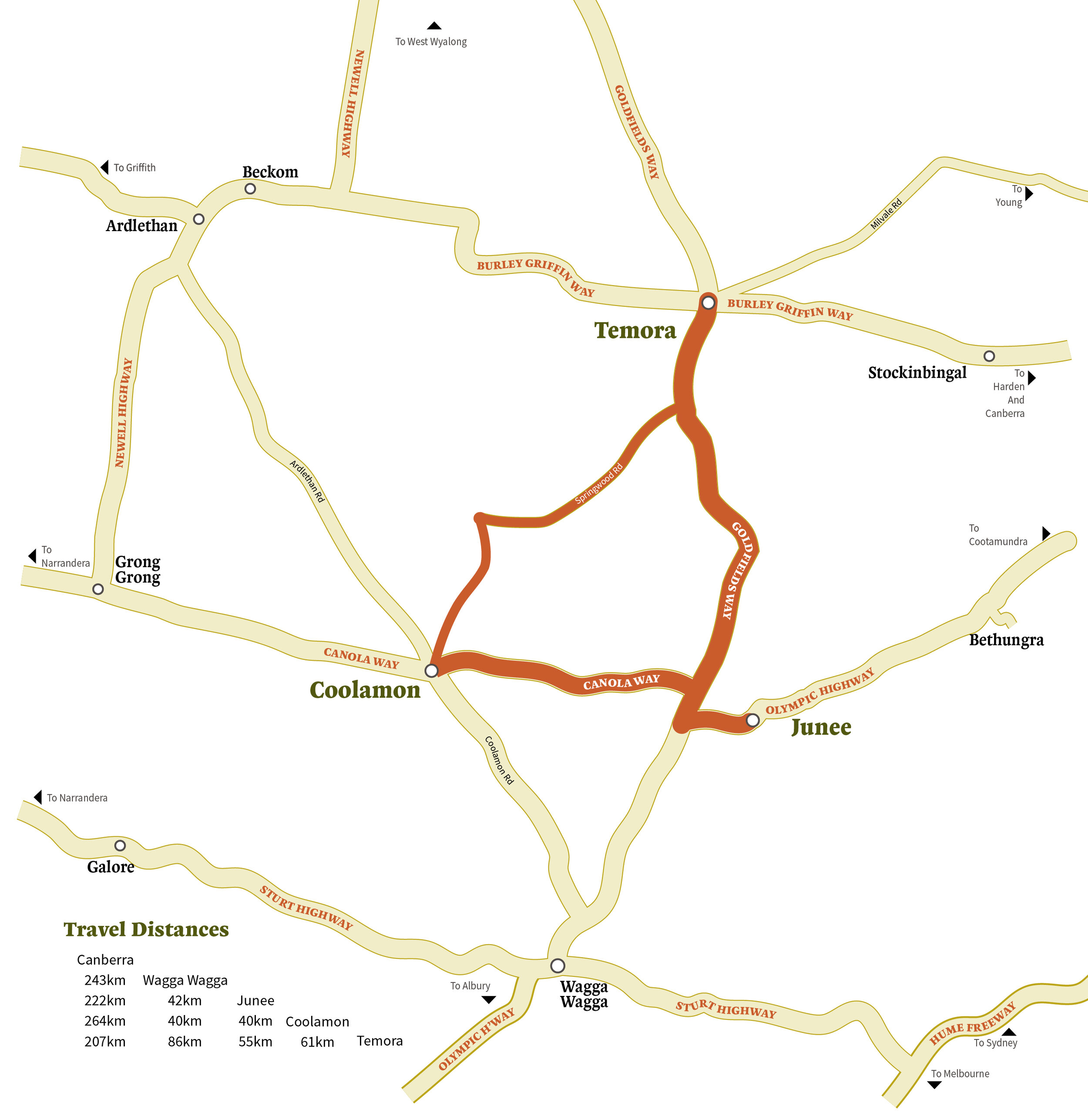 Canola Trail - Coolamon, Junee, Temora