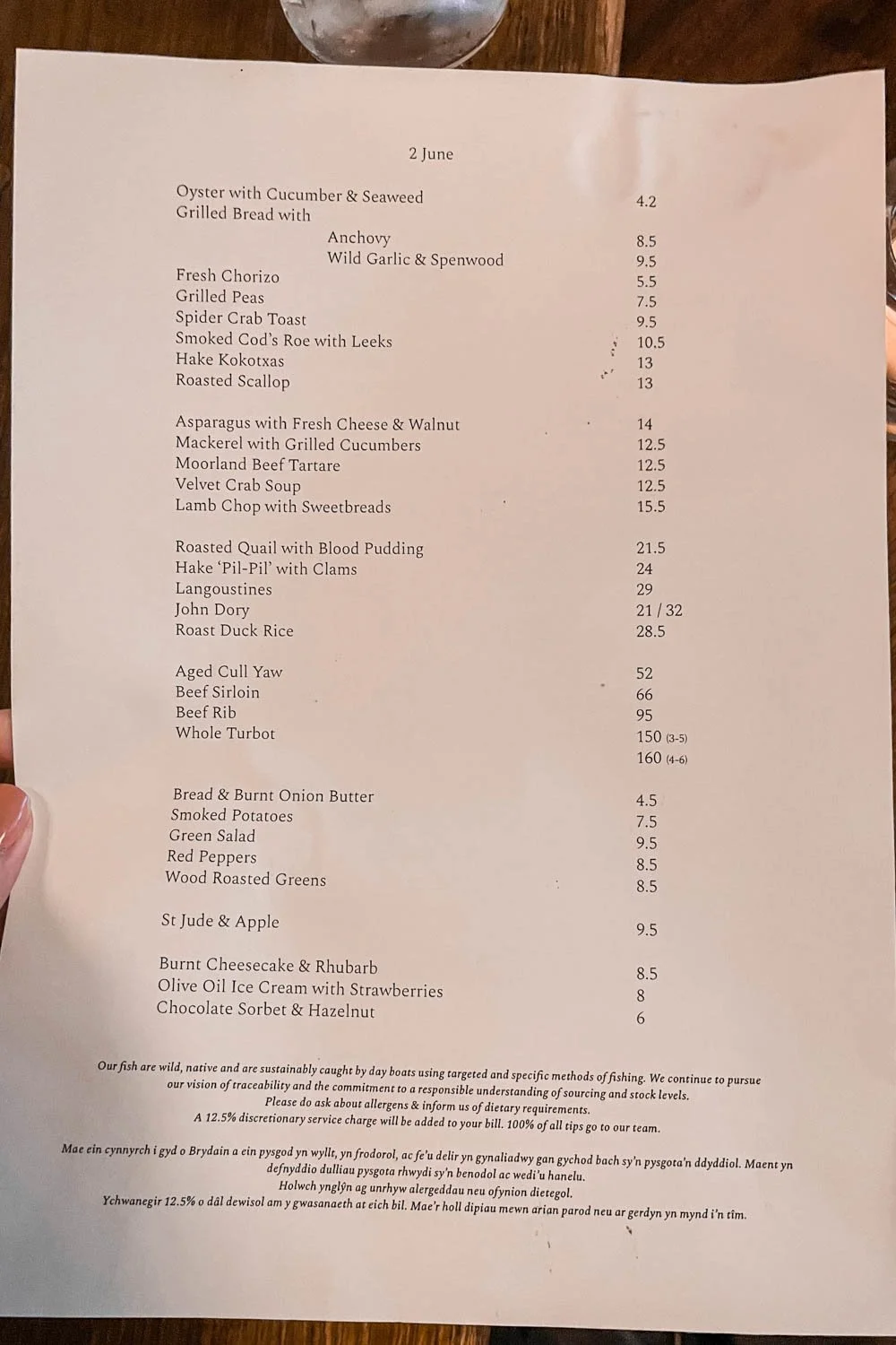 Brat Review: Grilled Seafood, Vegetables, and Bread // London, England