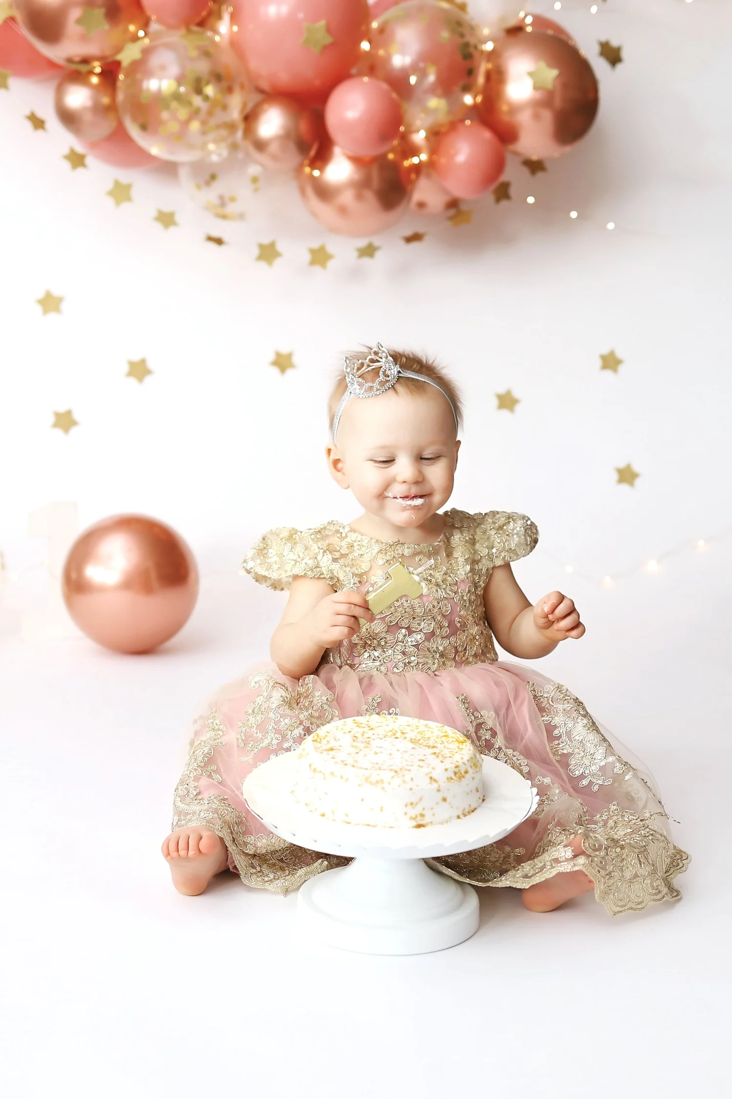 Gorgeous First Birthday Session - Marion Illinois Photographer — Amber ...