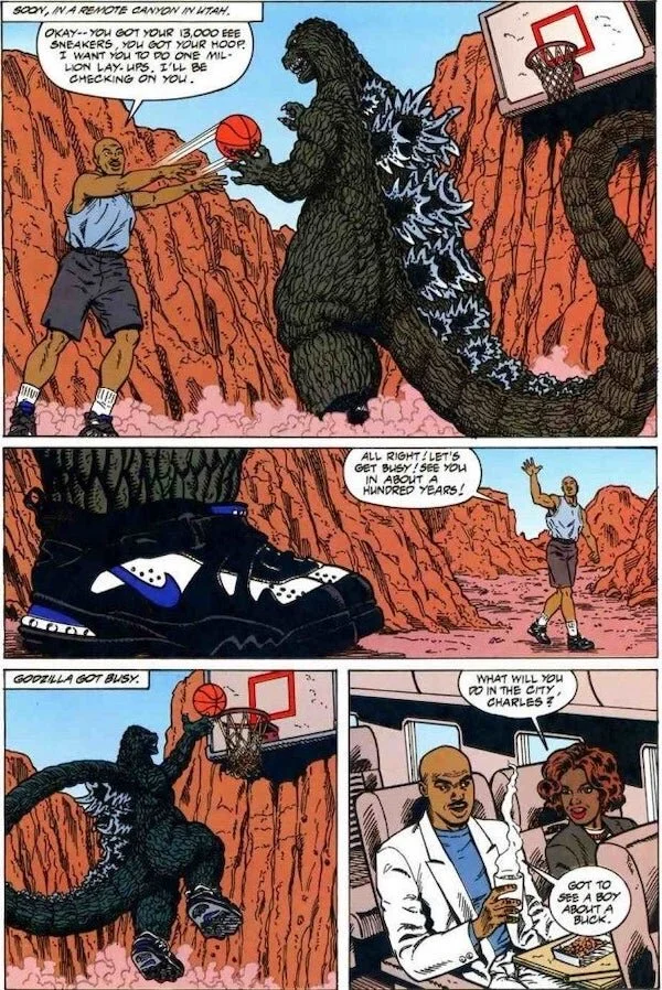 I've Got Issues: Godzilla Vs. Barkley (1993) — Neon Splatter