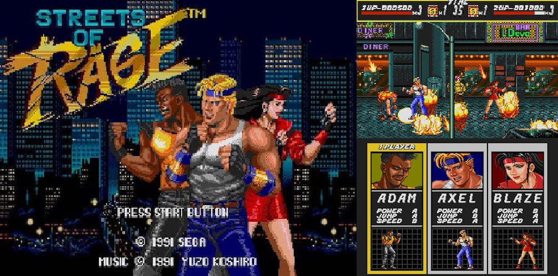 Streets Of Rage Characters
