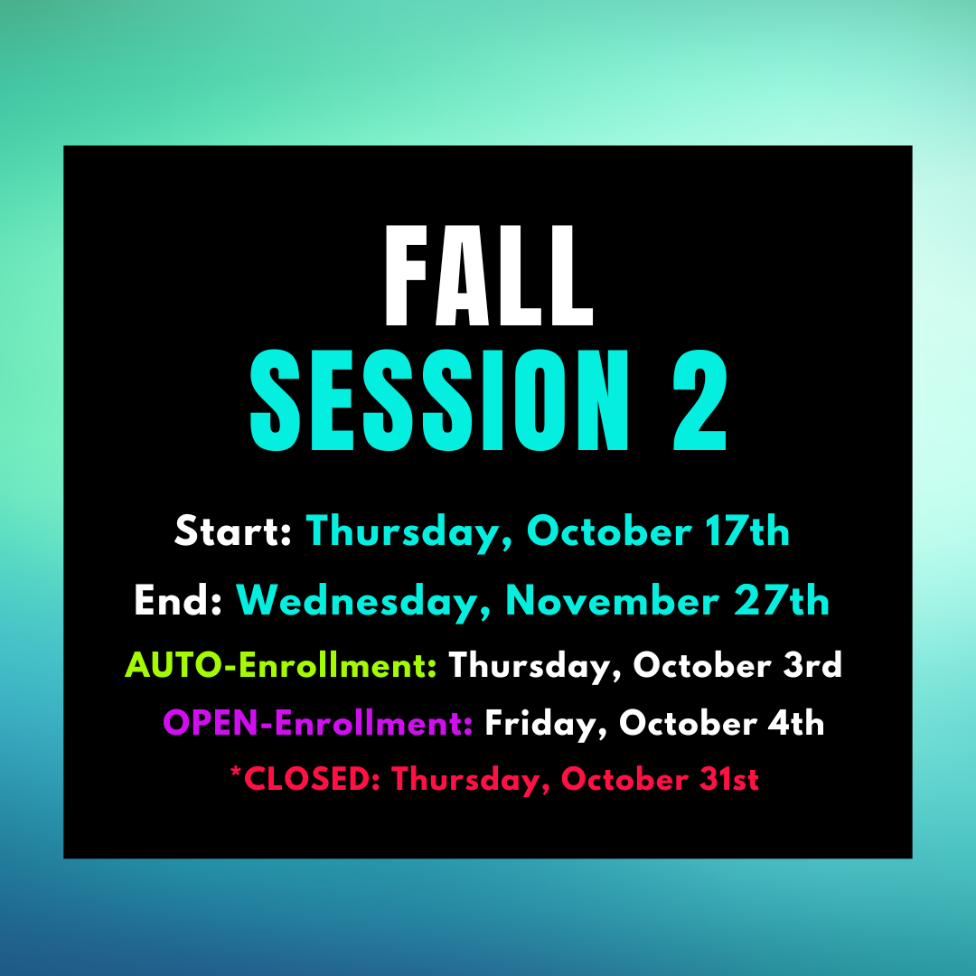 Calendar — Northshore Gymnastics Center