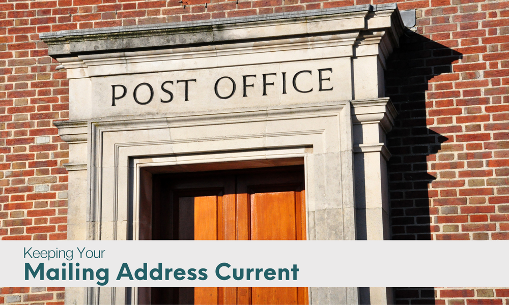 Keep Your Mailing Address Current — Beaufort Treasurer