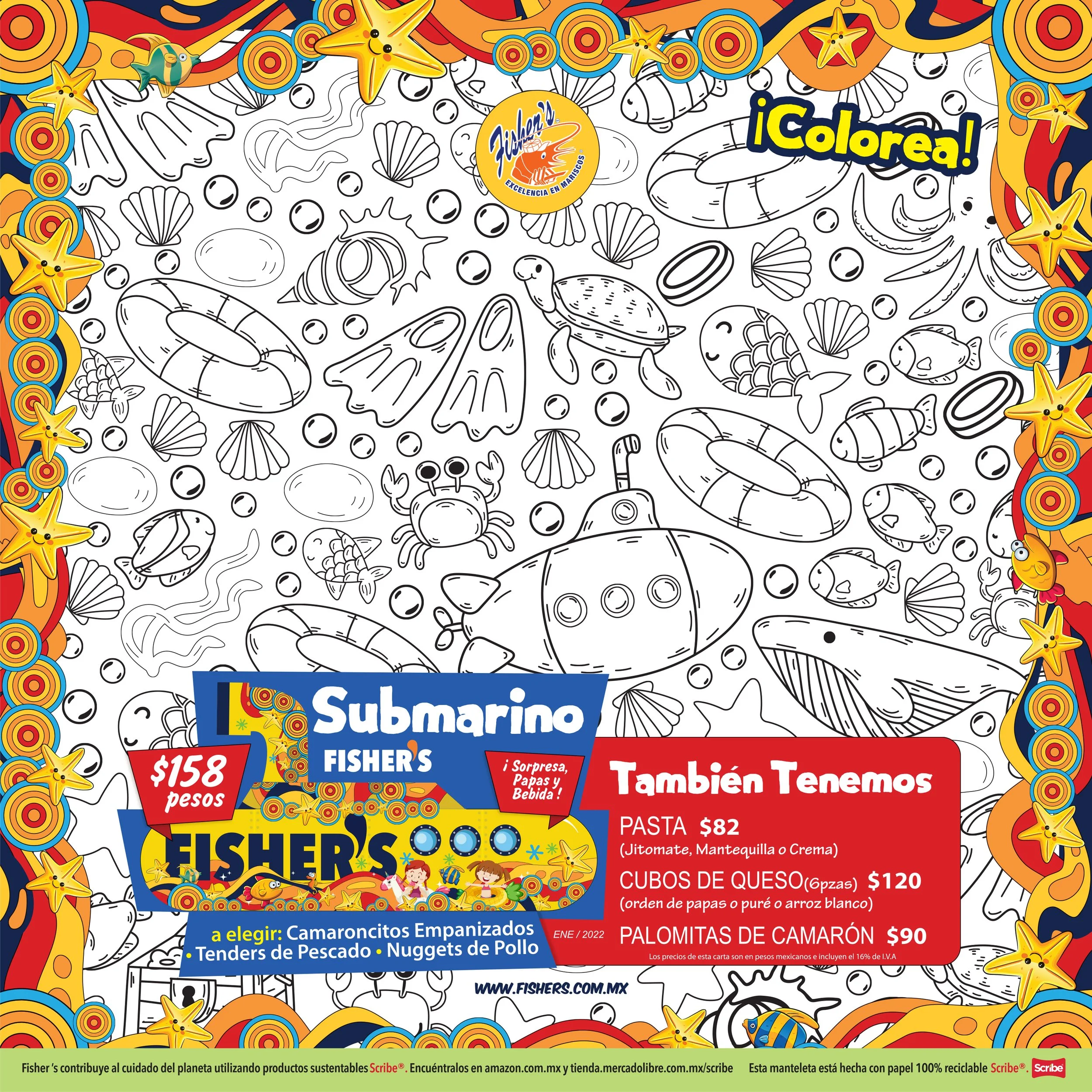 Menú — Fishers House