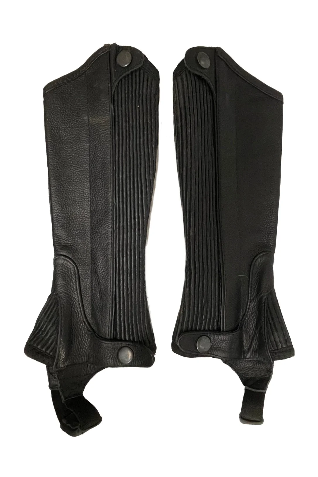 Tredstep Deluxe Half Chaps In Black — 2nd Round Equestrian