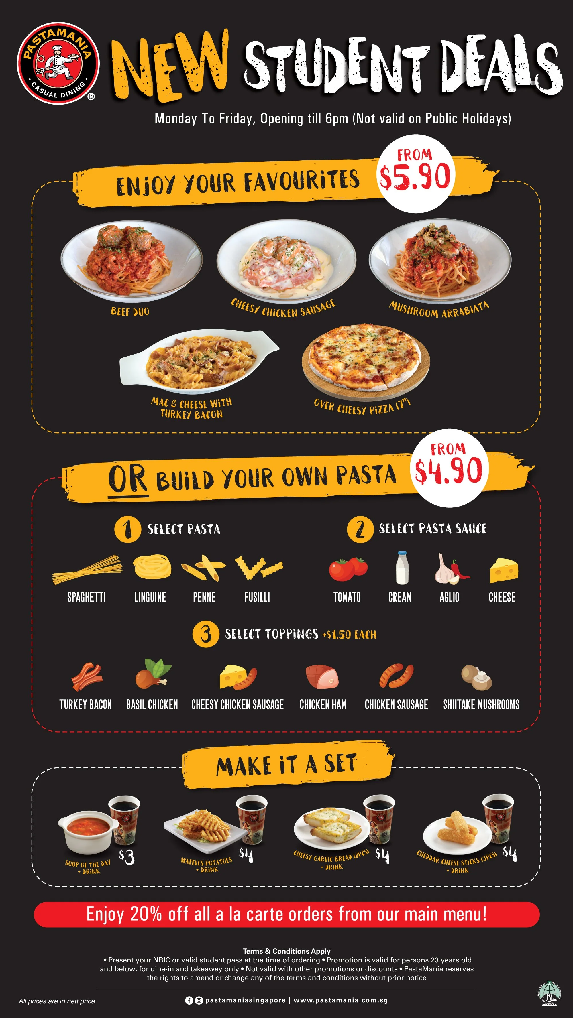 Student Deal PastaMania student-deal-pastamania
