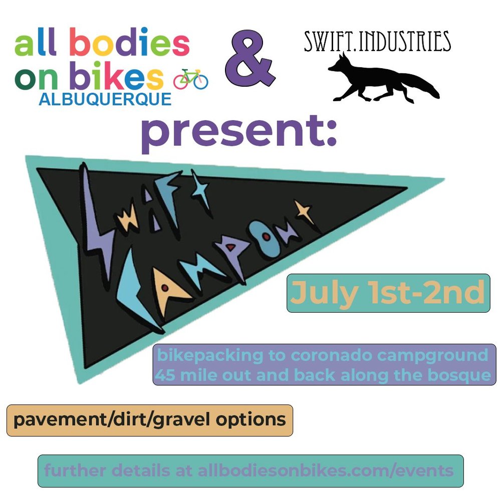 Swift Campout with ABOB Albuquerque — All Bodies on Bikes