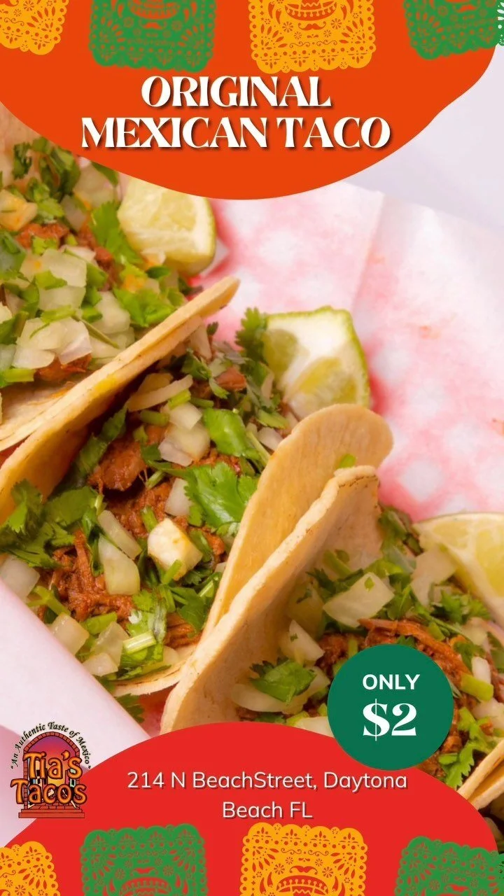 Menu 1 — Tia's Tacos