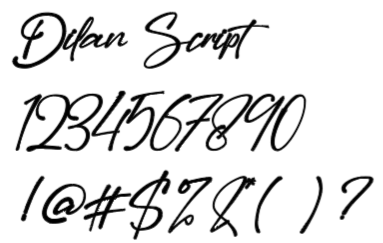 script fonts — On Point Designs