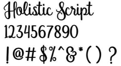 script fonts — On Point Designs