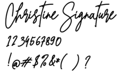 script fonts — On Point Designs