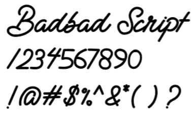 script fonts — On Point Designs