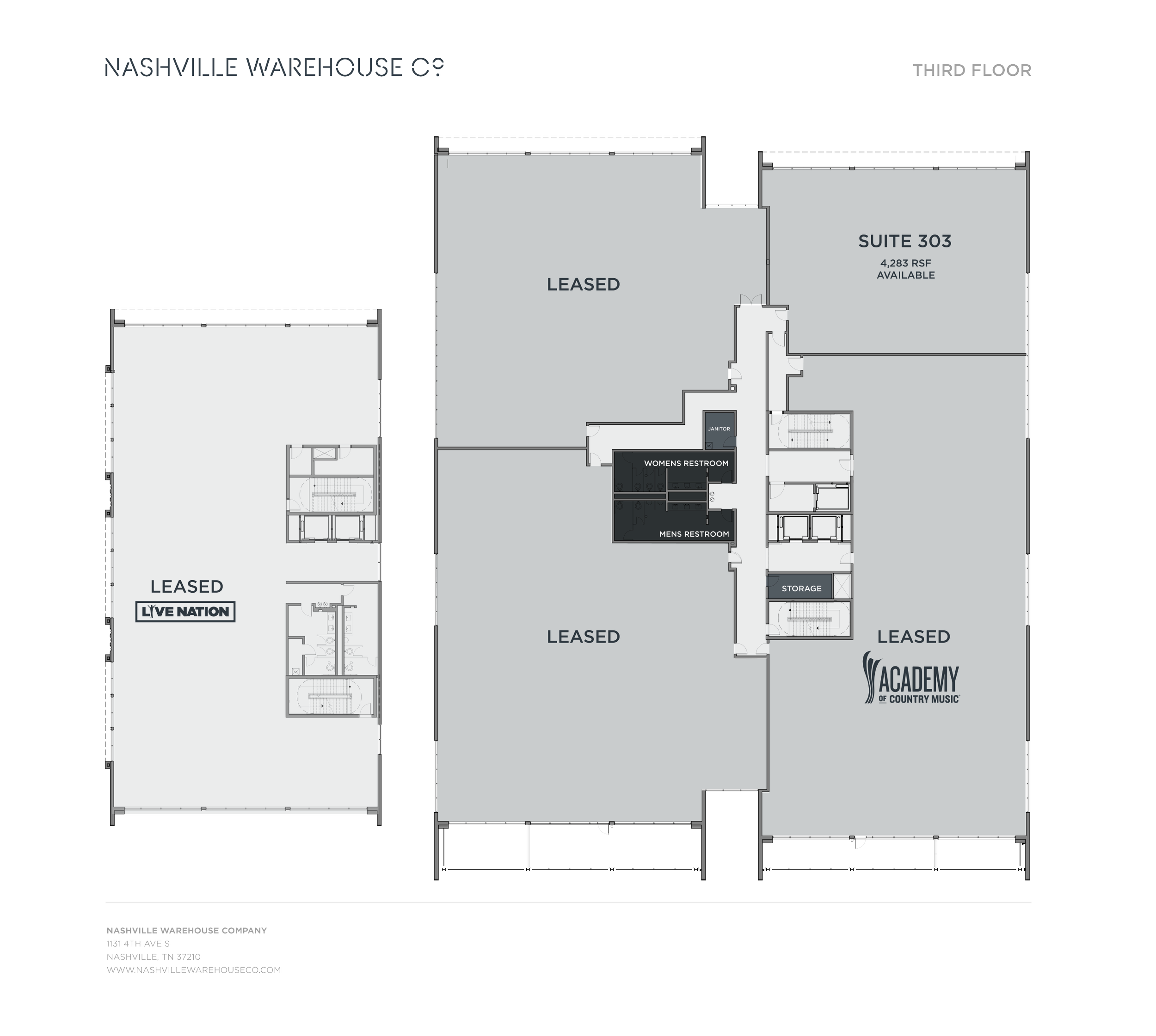 Office Floor Plans & Availability | Nashville Warehouse Co.
