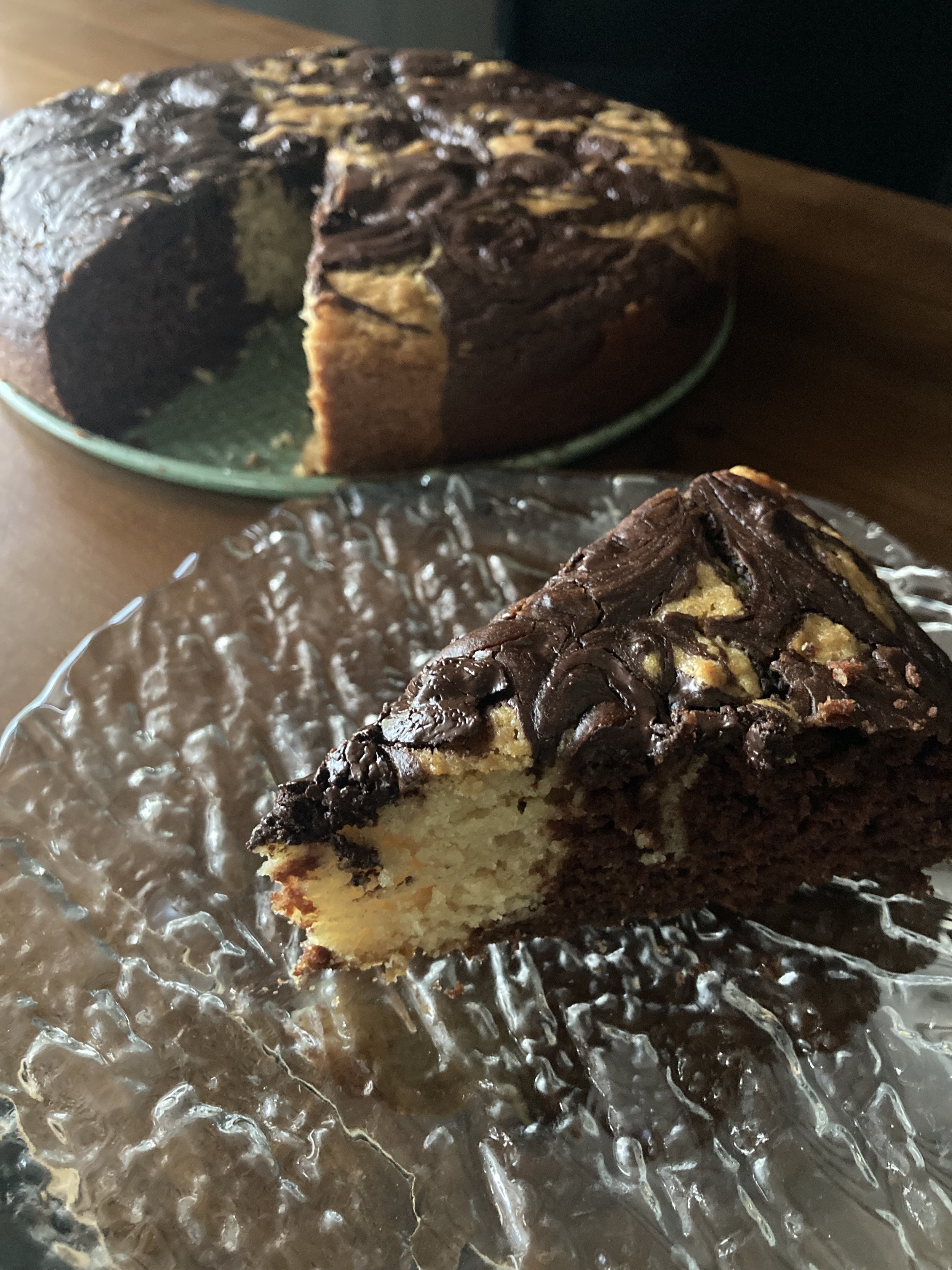 Organic Chocolate Vanilla Marble Cake. Vegan Bakery. — Coquelicot ...