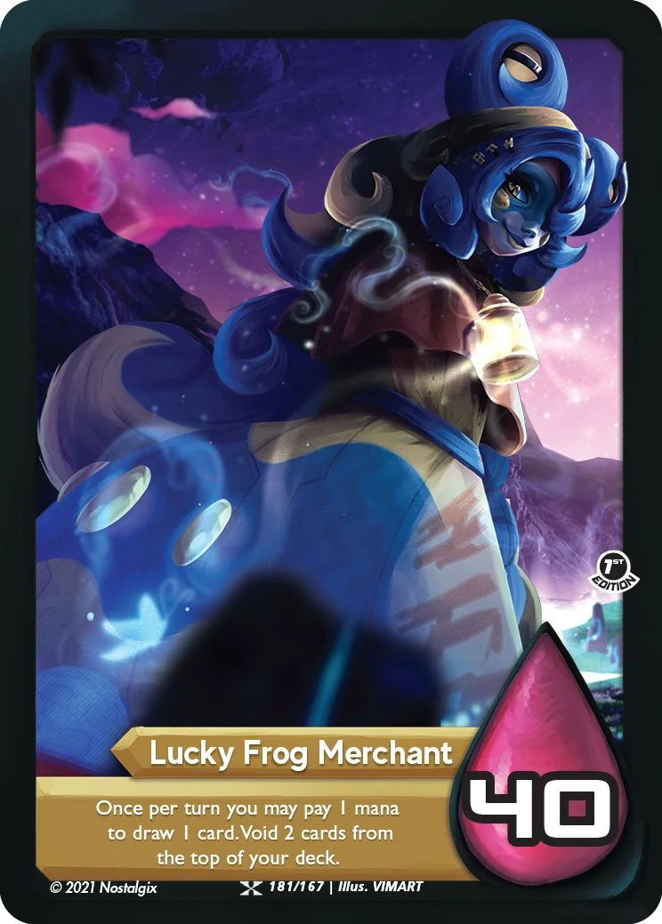 Nostalgix TCG Hero - Lucky Frog Merchant — Nostalgix TCG