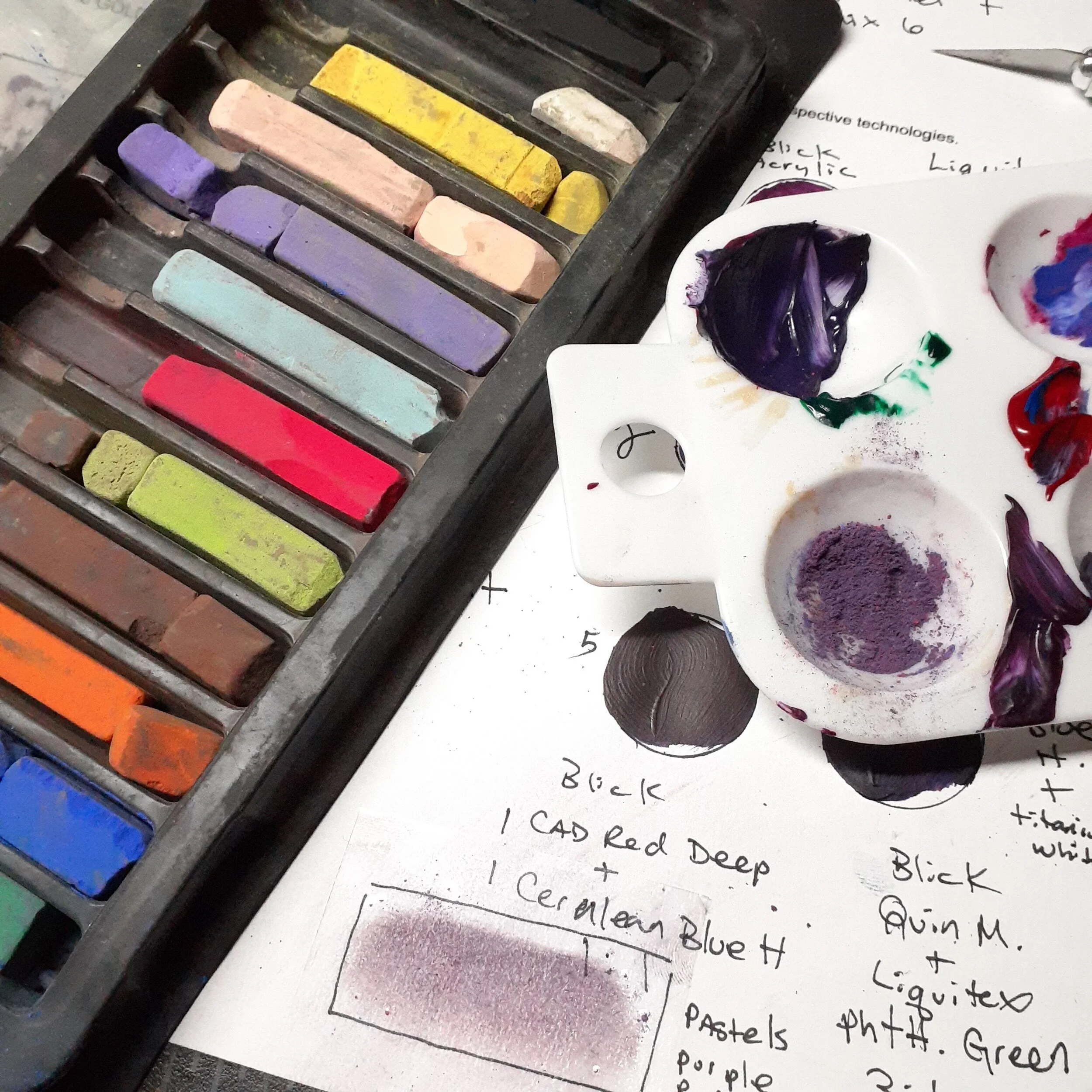 Color Mixing Recipes: Purple and Gold — Mix'd Juxt