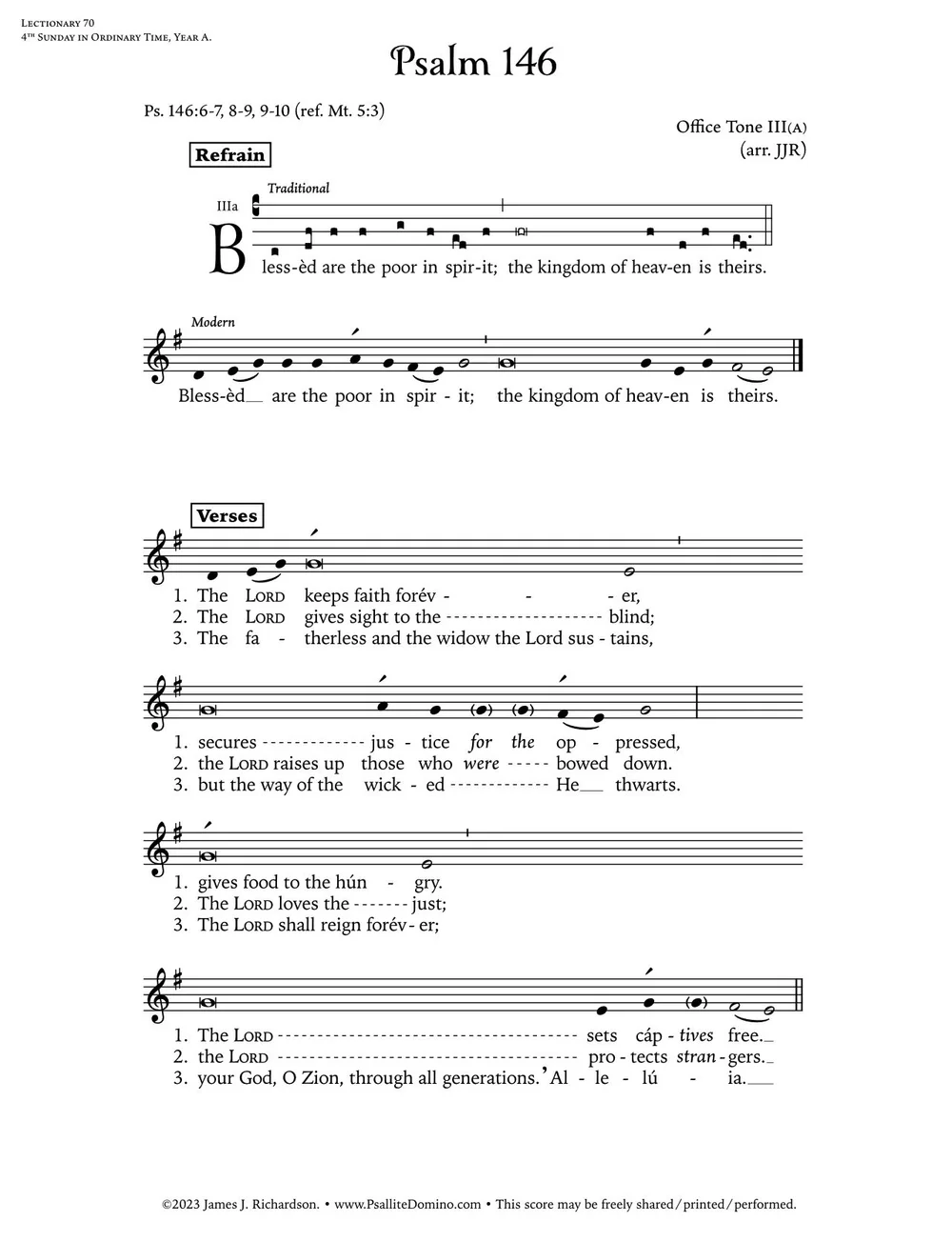 Pater Æterne (Divine Mercy Prayer) • FREE SCORE — Psallite Domino