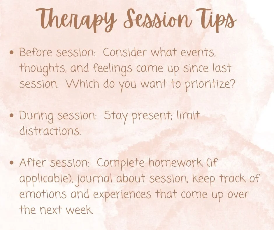 How to Get the Most From Your Therapy Sessions — Denise Buckingham, LICSW
